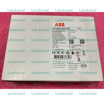 ABB PSR30-600-70 Motor Softstarter 1SFA896109R7000 Fast Ship | eBay
