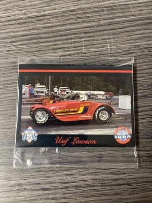 (10) 1989 Checkered Flag Usif Lawson #3 Drag Racing Card Lot Kingsport ...