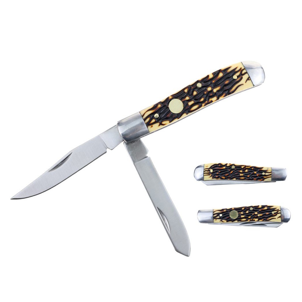 12pc Wholesale Knives Lot of 6.25" Slip-Joint Drop Point & Clip Point ...