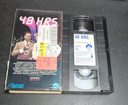 48 Hrs. (VHS, 1983) Eddie Murphy Comedy Action Rare HTF Paramount First ...