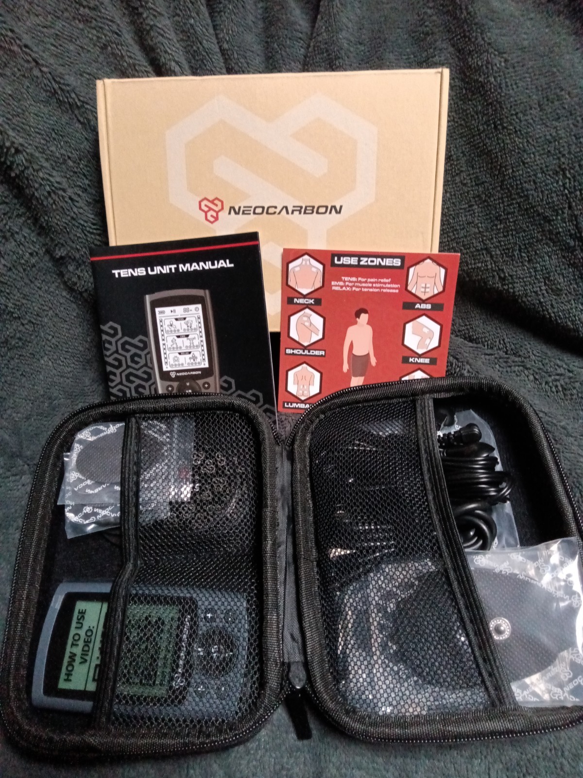 Neocarbon Personal Tens Unit with Case Used for Pain Relief | eBay