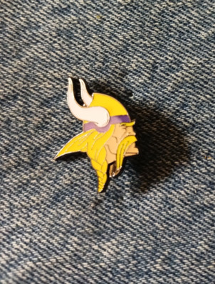 NFL-MINNESOTA VIKINGS -ENAMEL PIN-SHIP ALL THE PINS U BUY FOR $4.99 ...