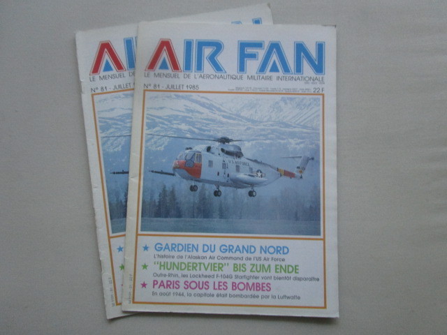 AIR FAN 81 ALASKAN AIR COMMAND F-104 STARFIGHTER RED FLAG BOMBARDEMENTS ...