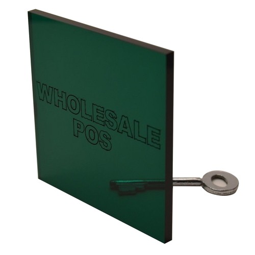 Dark Green Sheets Acrylic Tinted Perspex® Plastic A5 A4 & A3 3mm & 5mm ...