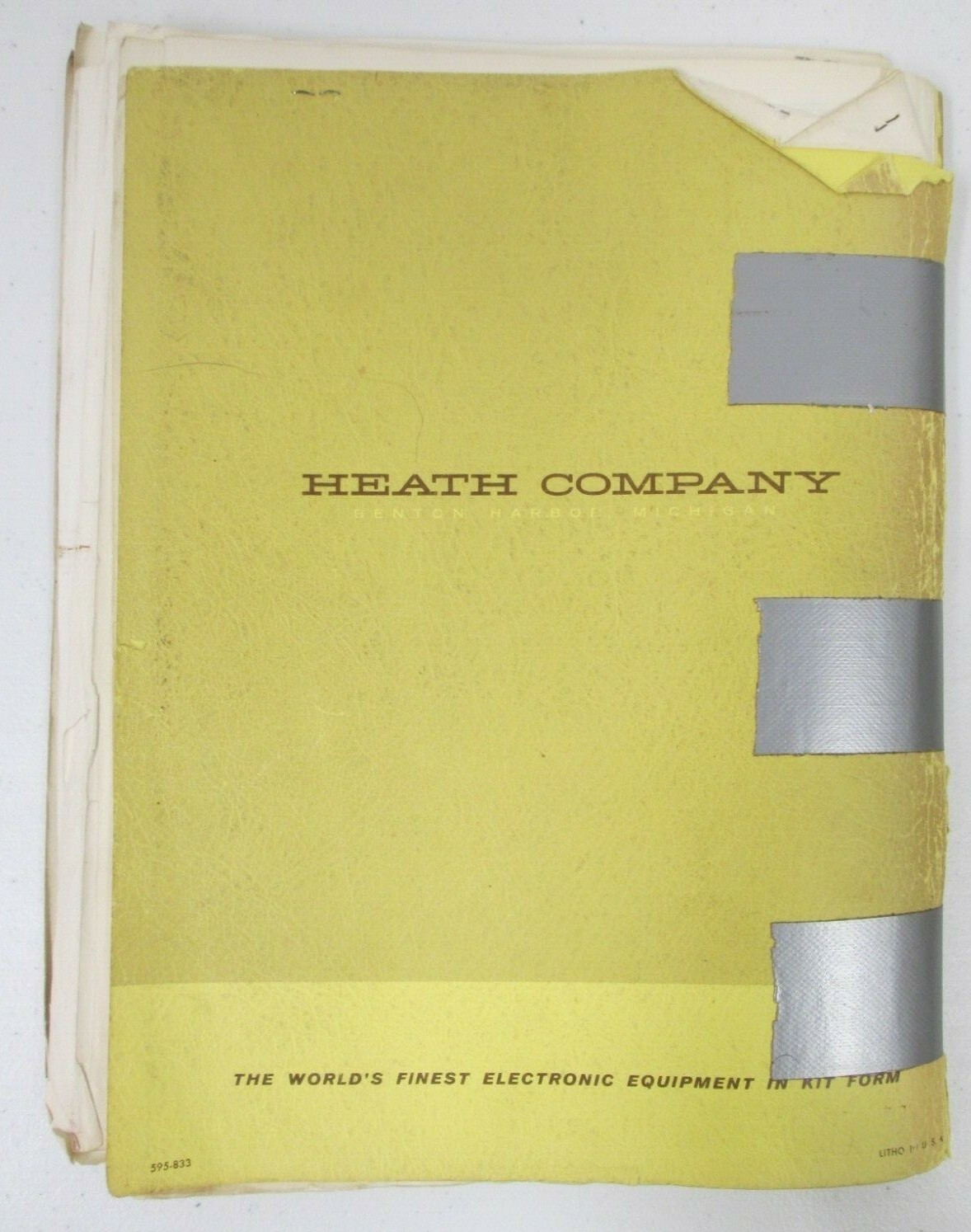 Heathkit Assembly Manual Color Television Set Model Gr-180 for sale ...