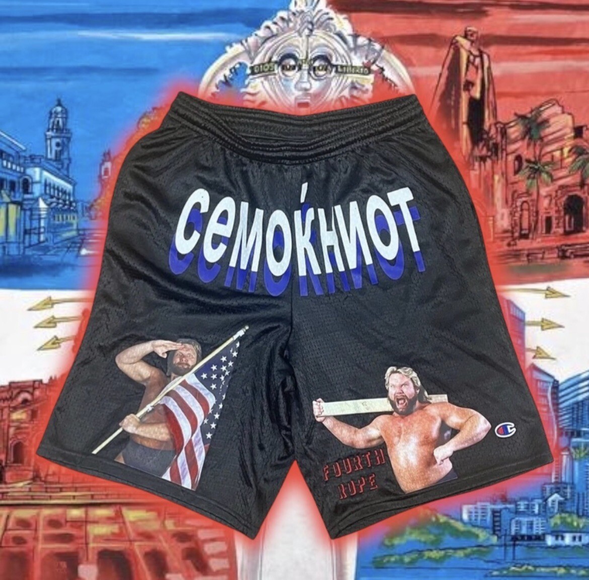 Westside Gunn Griselda Blientele 4tH RoPe shorts "CeMoKHNoT" Sz Med ...