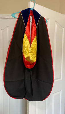 Graduation Deluxe Doctoral Hood (Maroon/Gold) NEW | eBay