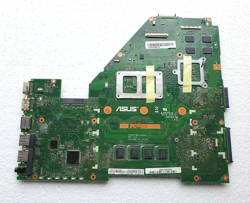 Asus F550 F550V F550VC X550VC Laptop Motherboard INTEL 3rd Gen i5/i7 ...