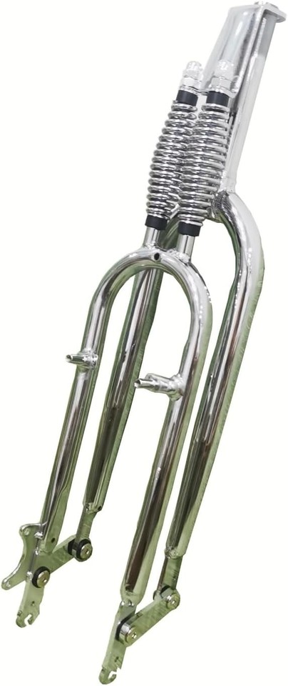 CDHPOWER 26" Springer Fork 1" Threaded Bicycle Fork Dual Spring ...