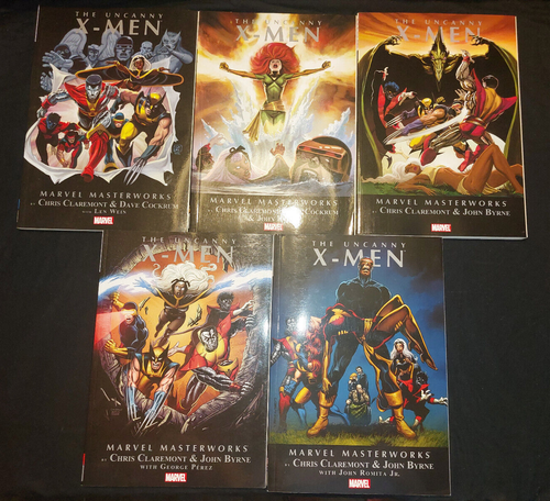 Marvel Masterworks Uncanny X-Men TPB Lot Vol 1-5 Complete Set 1 2 3 4 5 ...
