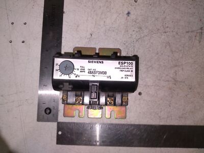 SIEMENS ESP100 48ASF3M30 13-27AMPS THREE PHASE 600VAC 50/60HZ | eBay