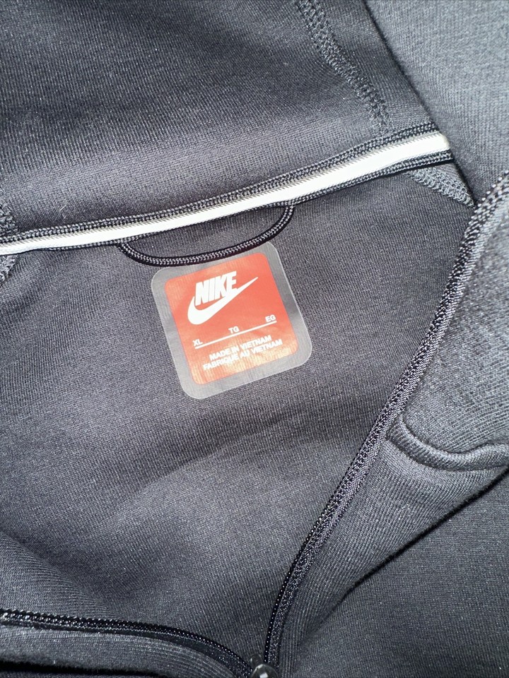Nike Tech Fleece Windrunner Hoodie Sz XL Light Orewood Iron Grey Gold ...
