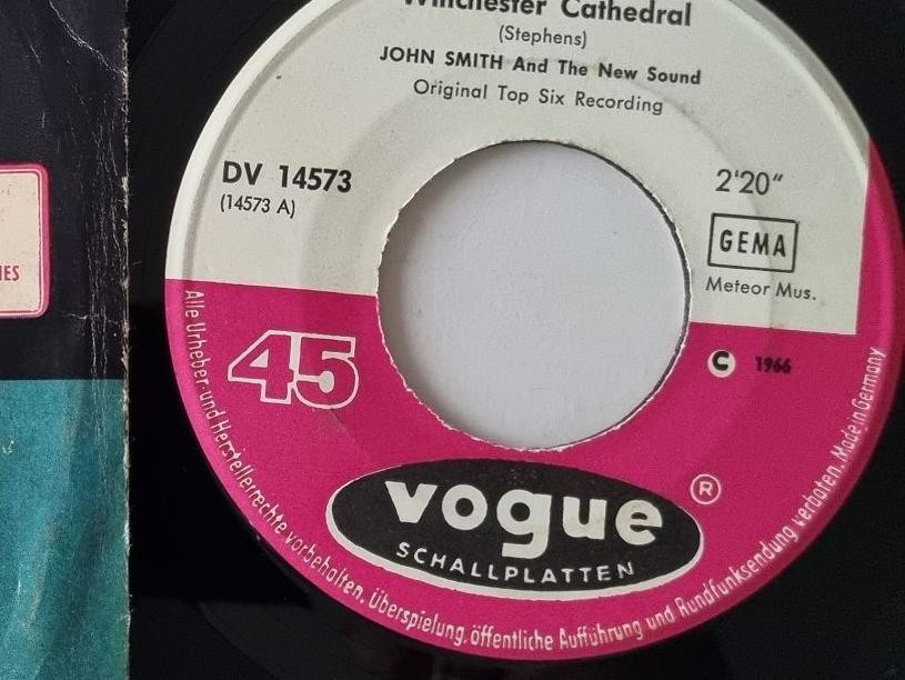 John Smith - Winchester Cathedral/ Wait for me baby 7'' Vinyl Germany ...