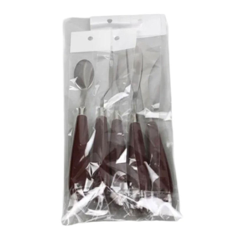 5 Pcs Painting Mixing Scraper Painting Spatula Set Painting Scraper Set ...