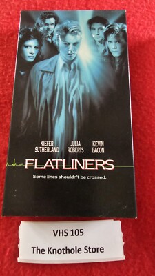 Flatliners (VHS, 1991) Kiefer Sutherland, Julia Roberts, Kevin Bacon ...