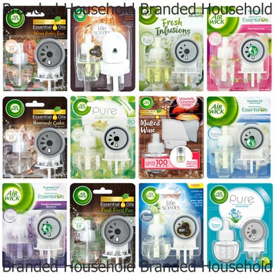 AIR WICK AIRWICK PLUG IN DIFFUSER UNIT MACHINE & REFILL CHOOSE SCENT ...