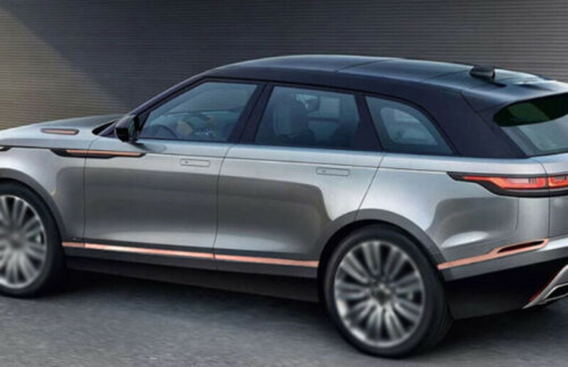 For Range Rover Velar 2017-2022 Rose Golden Side Door Body Guard ...