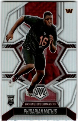 2022 Panini Mosaic Silver #389 Phidarian Mathis Washington Commanders ...