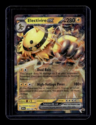Pokémon TCG Pokémon Electivire ex 069/182 #2 | eBay