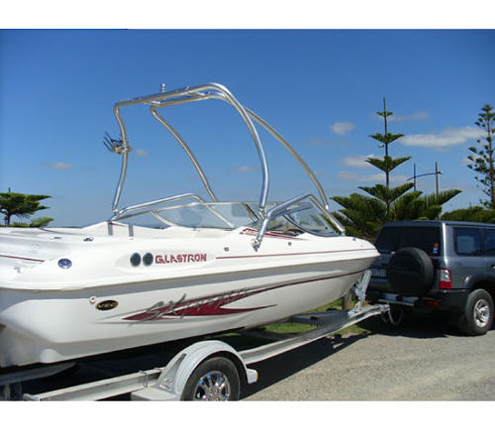 Origin Catapult Boat Wakeboard tower + Pro2 X Large Tower Bimini Top 5 ...