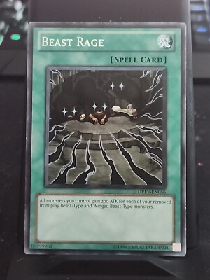 Beast Rage - Yugioh Spell Card - Vintage | eBay
