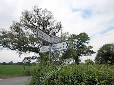 Photo 6x4 Signpost on the B5132 Little Barrow/SJ4670 c2011 | eBay UK