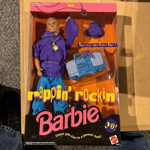 Barbie Rappin' Rockin' Ken Doll with Boombox 1991 Mattel No. 4903 NEW ...