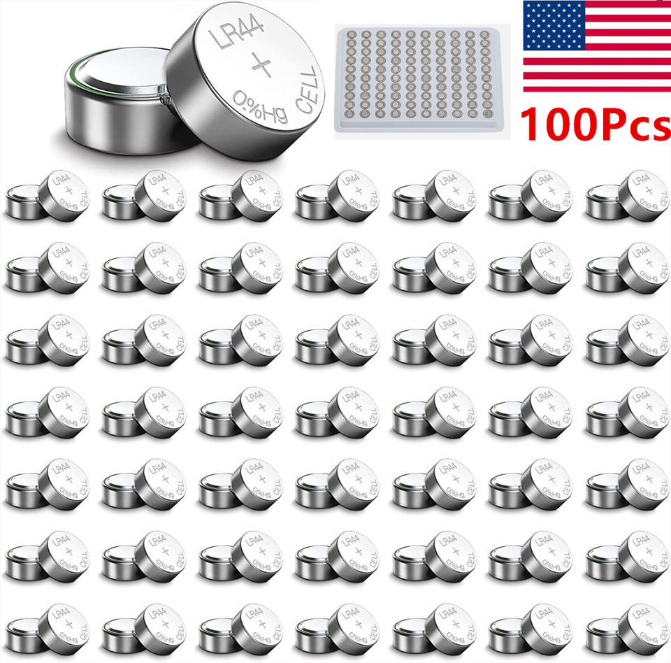 100Pcs SR626SW AG4 377 LR626 Alkaline Button Cell Watch Battery ...