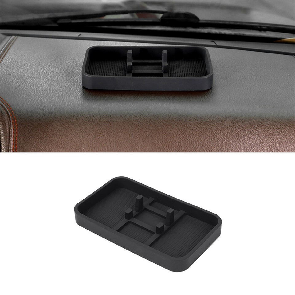 Center Console Phone Mount Holder Storage Box Organizer Universal Tray ...