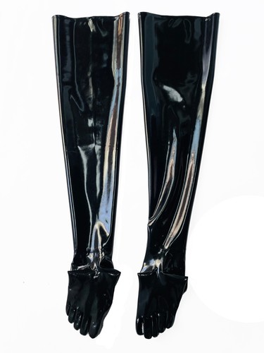 Latex Rubber Gummi Stocking toes socks customized thigh-highs 0.4mm | eBay