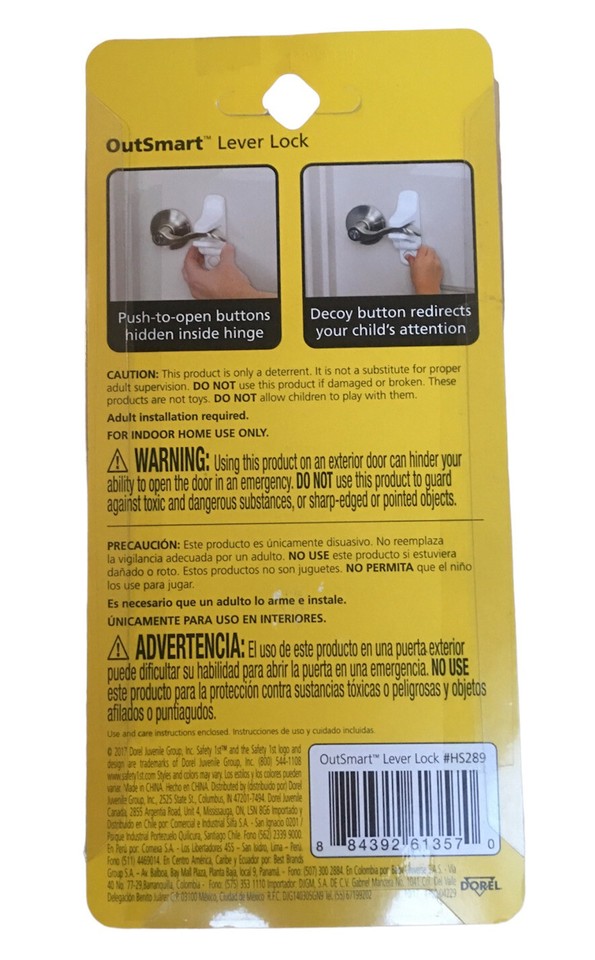 Safety 1st First Door Lever Handle Lock, Toddler / Baby Proof | eBay