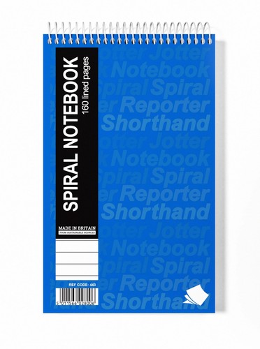 Spiral Office Reporters Notebook, 160 Pages 80 Sheets 127x203mm | eBay