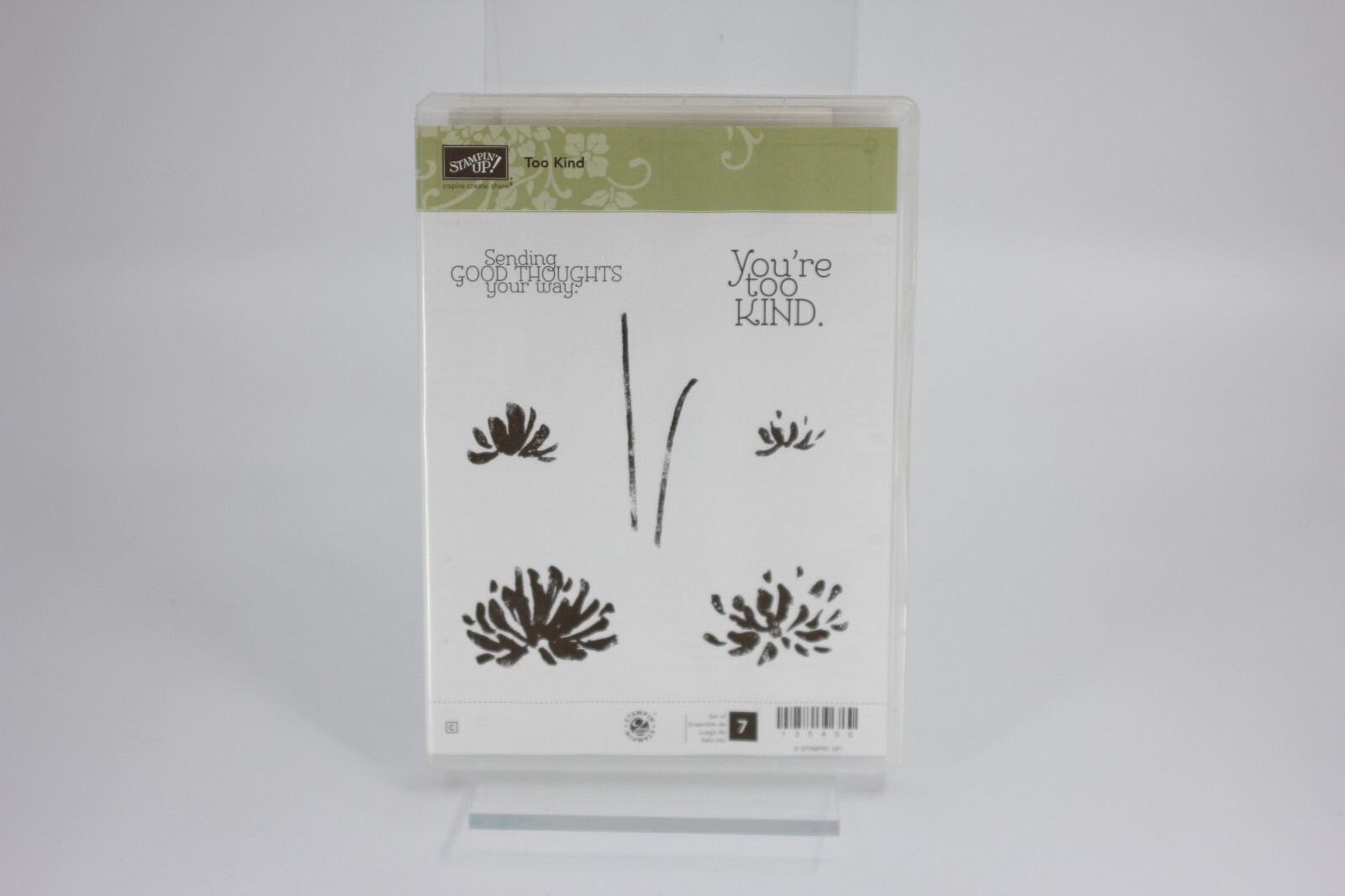 Stampin Up Too Kind You're Too Good Thoughts 7 Clear Mount Stamps L0322 ...