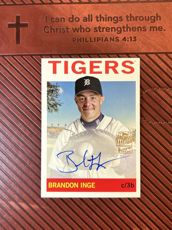 2023 Topps Archives Fan Favorites Autographs #64FF-BI Brandon Inge ...