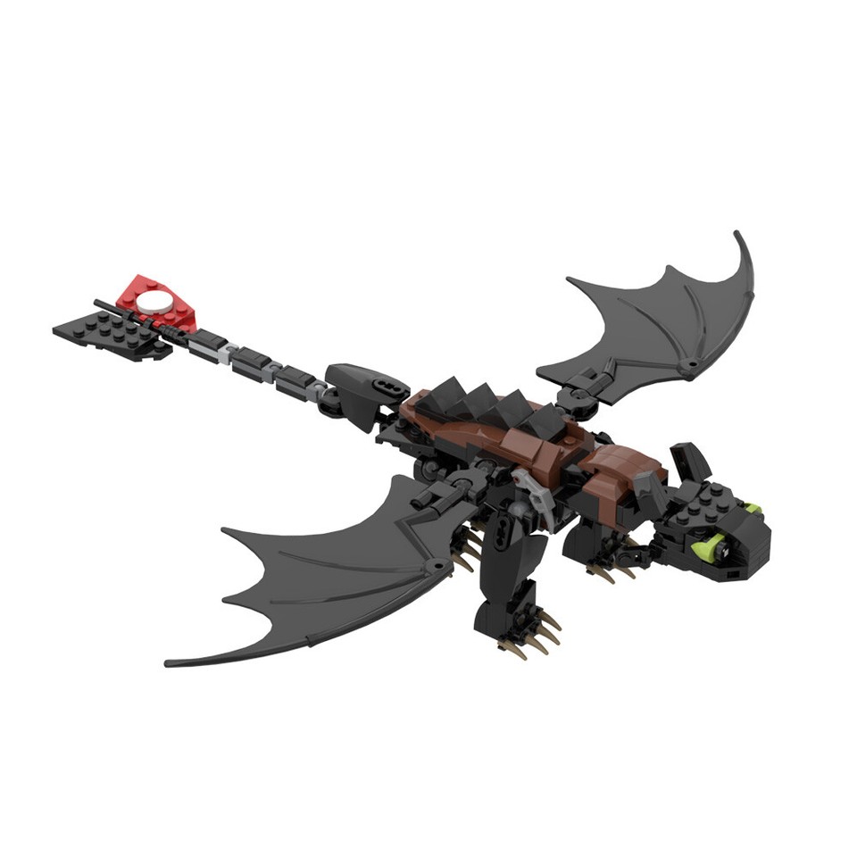 Night Fury Toothless Dragon 234 Pieces Building Toys Building Toys MOC ...