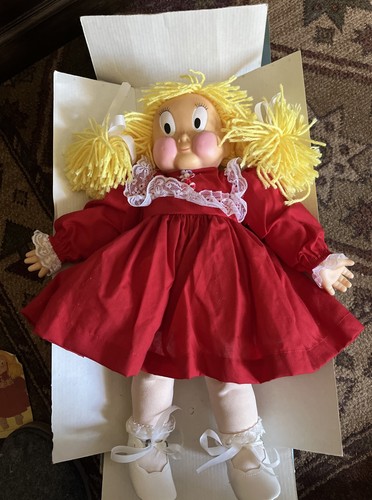 The Susie Moppet Doll 1985 New In Box Singing Tammy Bakker Plush Doll ...