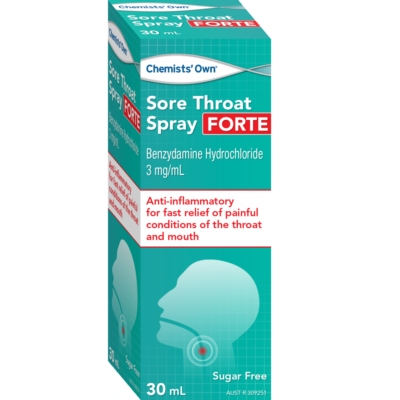 CO Sore Throat Spray Forte 30ml For Sore throat, Redness & Swelling ...