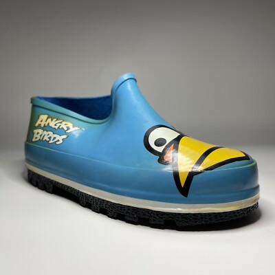 SAMPLE Angry Birds Blue Bird 2D Rubber Shoe | 2010 Size 10 ~8" CWT ...