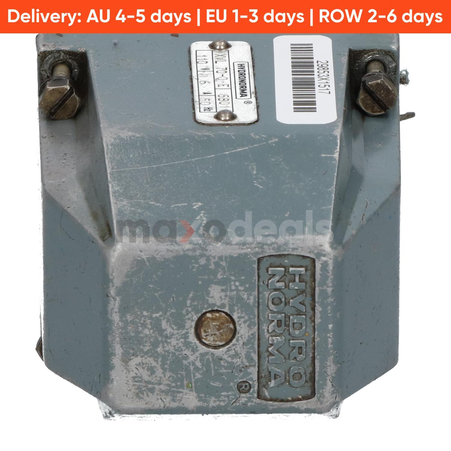 Hydronorma XWL70-0-E Solenoid Coil Used UMP | eBay