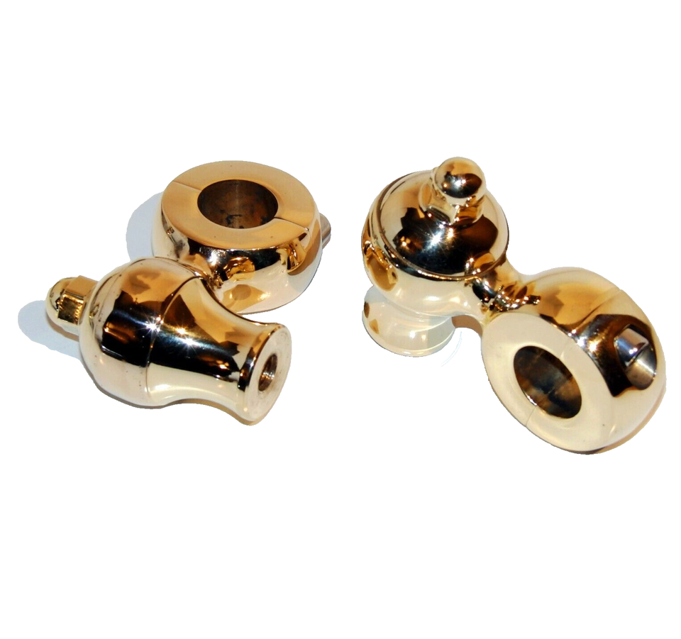 OLD SCHOOL "DOME" 1.5" SOLID FLANDERS STYLE RISERS HARLEY BOBBER | eBay