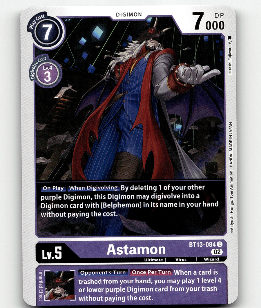 Digimon - Astamon BT13-084 C - Versus Royal Knight | eBay