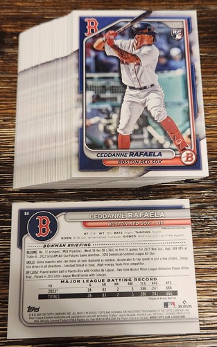 2024 Bowman Ceddanne Rafaela Rookie Card RC Lot x50- BOS RED SOX | eBay