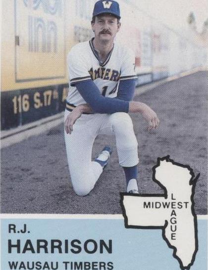 1982 Fritsch Midwest League Stars of Tomorrow - R.J. Harrison #125 (RC ...