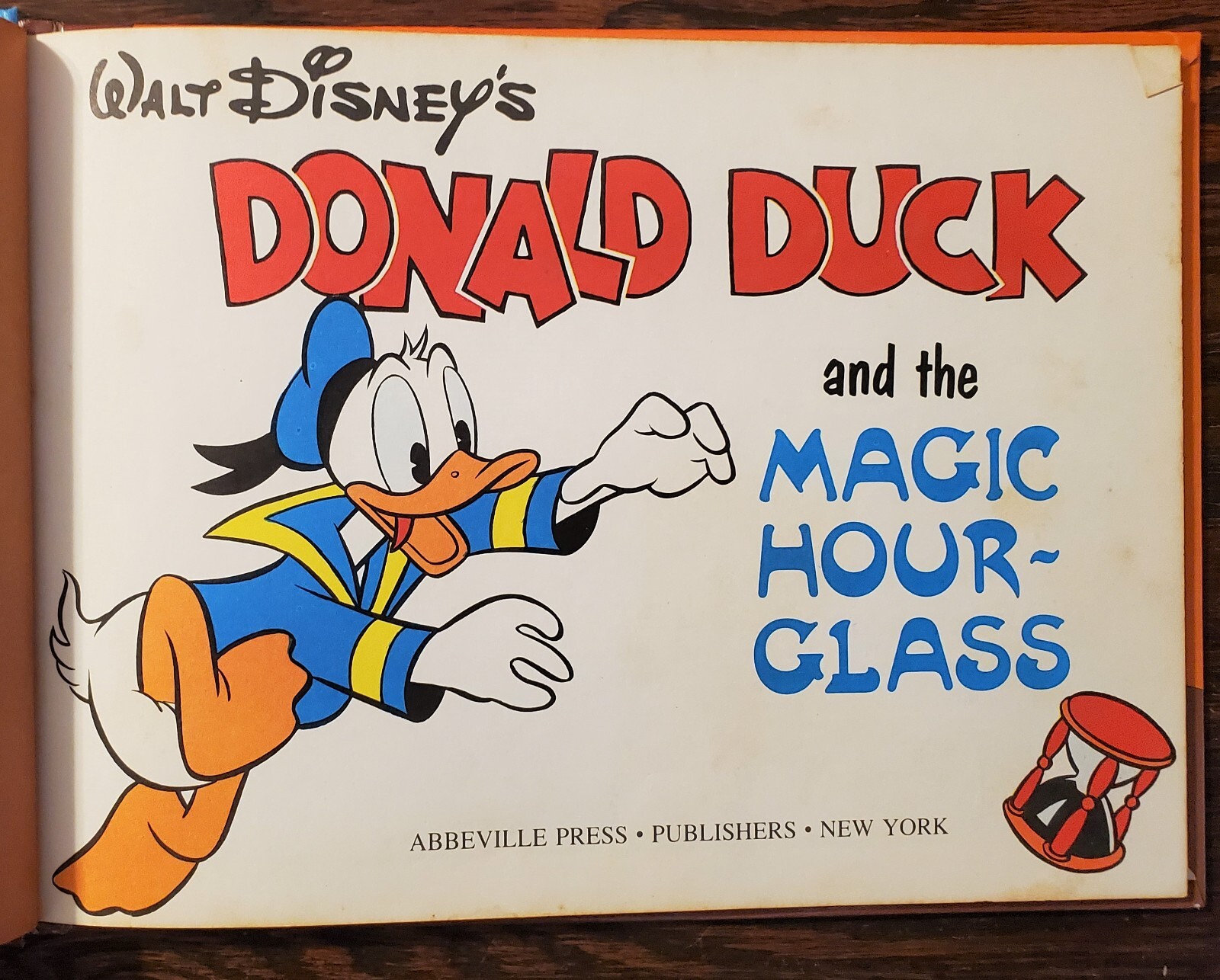 Walt Disney's DONALD DUCK and the MAGIC HOUR-GLASS HC - 1980 | eBay