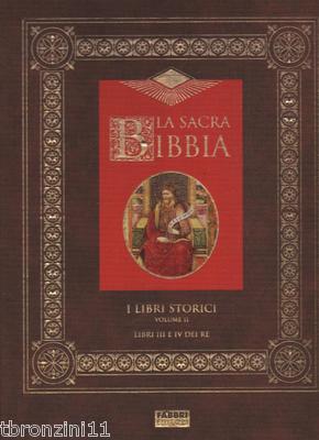LA SACRA BIBBIA - I LIBRI STORICI VOLUME II LIBRI III E IV DEI RE - 2005 | eBay