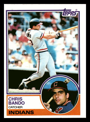 1983 Topps Chris Bando Cleveland Indians #227 VG-EX Vintage | eBay