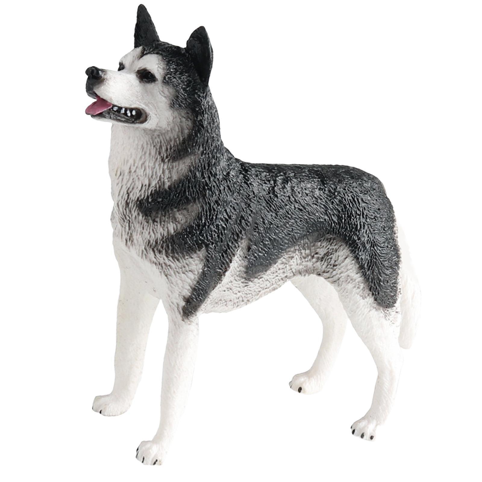 Husky Figure Crafts Realistic Dog Figure Toys for Gift Party Favors ...