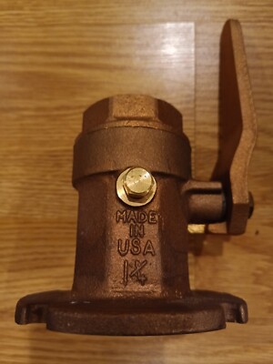 WILCOX CRITTENDEN 1 1/4" SEACOCK BALL TYPE BRONZE 1575 SEA RAY TROJAN ...