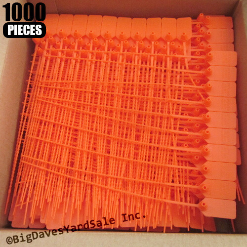 Tamper Seals 1000 - Orange Seals, Made for Fire Extinguisher, First Aid ...