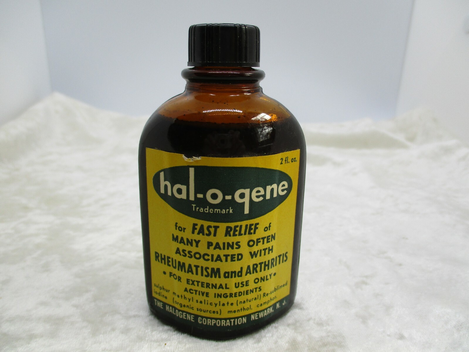 Liquid Medicine Bottle With Label